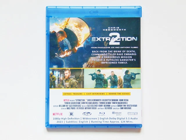 EXTRACTION 2 ~ Chris Hemsworth (2023) - Region Free Blu Ray £13.00 ...