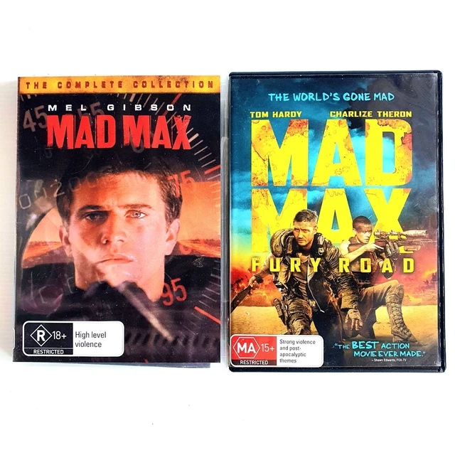 MAD MAX 1-4 Movies DVD Australian, Dystopian Classics, Mel Gibson ...
