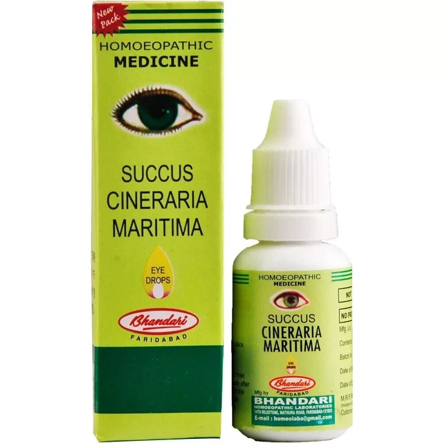 5 X Cineraria Maritima Succus Eye Drops (10ml) £18.20 - PicClick UK