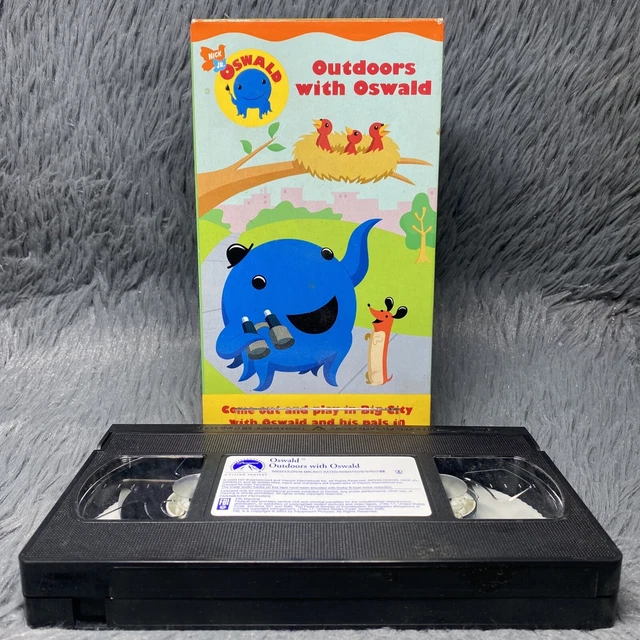 OUTDOORS WITH OSWALD VHS 2003 Nick Jr Nickelodeon Video Tape Kids TV ...