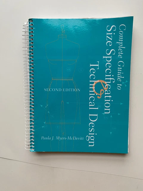 COMPLETE GUIDE TO Size Specification and Technical Design $75.58 ...