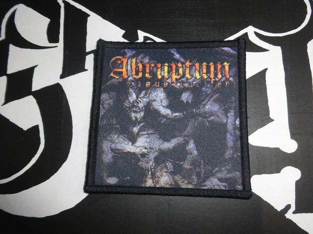 ABRUPTUM PATCH AUFNÄHER Kutte Black Metal MZ 412 Mayhem Darkthrone xxx ...