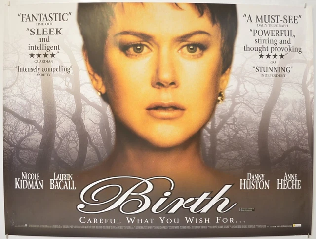 BIRTH (2004) AFFICHE originale de quad film - Nicole Kidman, Cameron ...