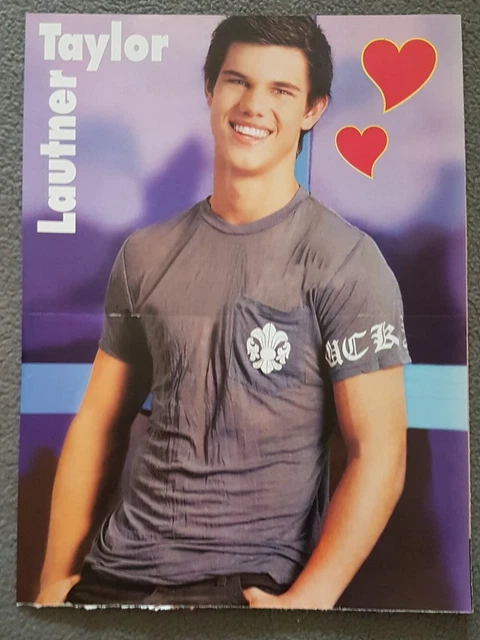 RARE TAYLOR LAUTNER original full double paged poster EUR 5,81 ...