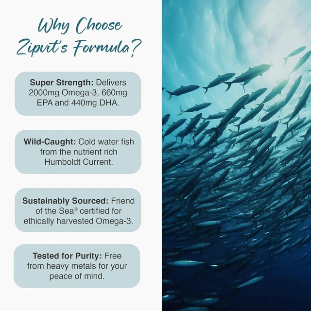 3 FISH OIL 2000Mg, EPA 660Mg DHA 440Mg per Daily Serving. 120 Capsules ...