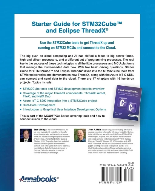 STARTER GUIDE FOR STM32Cube(TM) and Eclipse ThreadX® Sean D Liming (u. a.) Buch EUR 50,90 ...