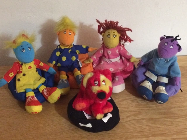 TWEENIES BEAN BAGS Beanies Soft Toys Jake Milo Bella Fizz Doodles ...