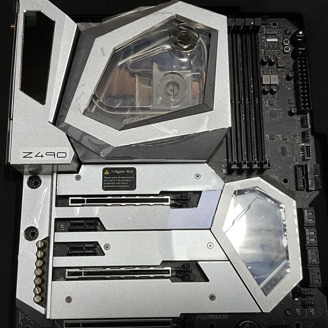 ASROCK Z490 AQUA Socket LGA1200 Motherboard Used No Power Test £542.70 ...