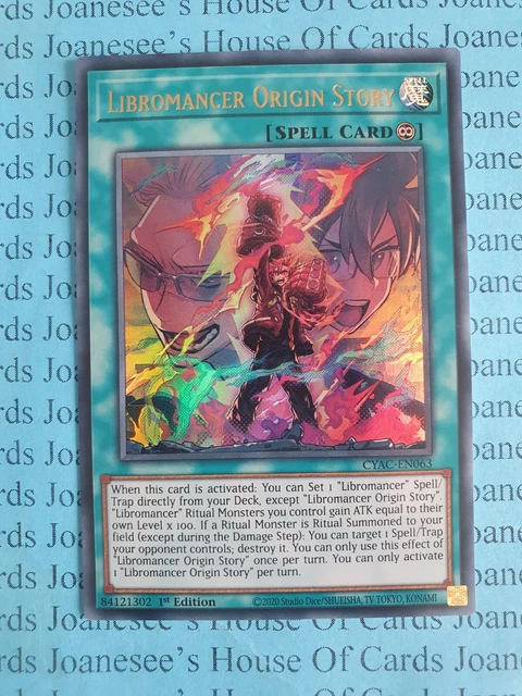 LIBROMANCER URSPRUNGSGESCHICHTE CYAC-DE063 Ultra Rare Yu-Gi-Oh Karte 1. Auflage Neu EUR 4,66 ...