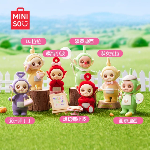 MINISO TELETUBBIES SHOWCASE Series Random Blind Box Figure Toy Gift New ...