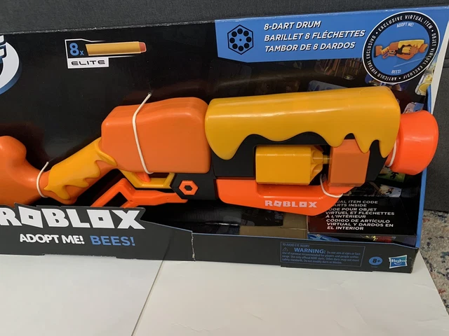 NERF ROBLOX ADOPT Me! Bees! Lever Action Dart Blaster Gun *Code ...