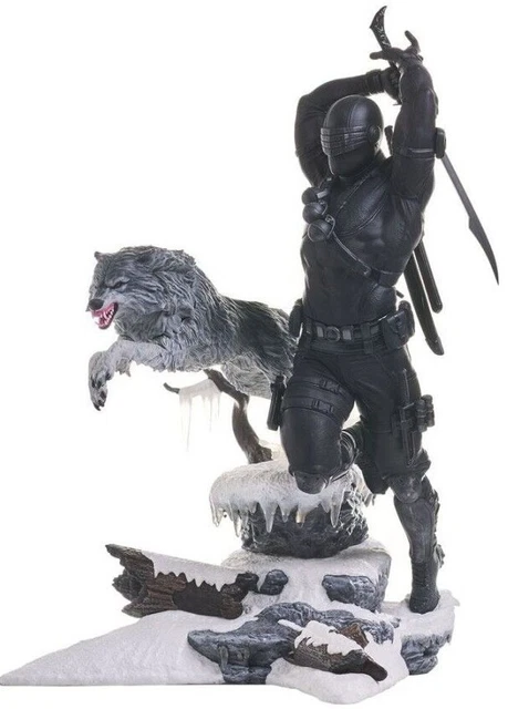 G.I. JOE SNAKE Eyes Et Wolf Timber Statue HASBRO DIAMOND SELECT GALLERY ...