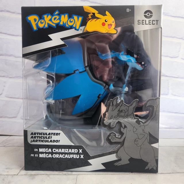 POKÉMON SELECT MEGA Charizard X Figure New In Box Rare Articulated £34. ...