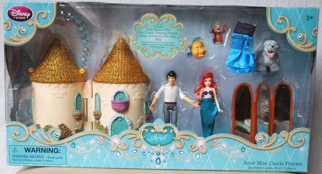 DISNEY LITTLE MERMAID Ariel Mini Castle Playset Disney Exclusive 2015 ...