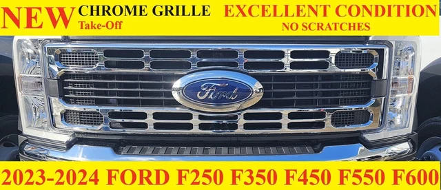 2023 FORD F250 F350 F450 F550 F600 Factory Grille Chrome Oem Pc3B-8200 ...