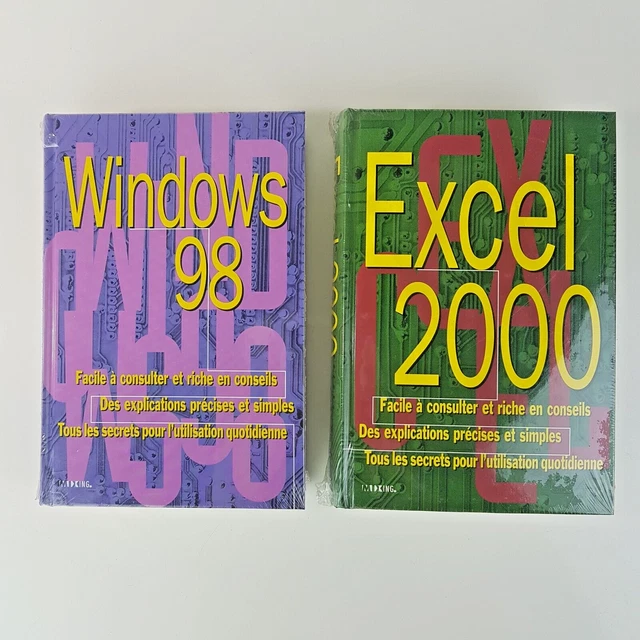 MICROSOFT WINDOWS 98 Excel 2000 Éditions Mixing Neufs sous Blister en ...
