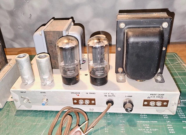 AMPEX 25W 6L6 Tube Monoblock Amplifier Pair – Rare High-Power – Tested ...