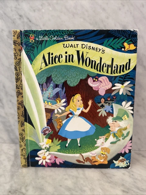 LITTLE GOLDEN BOOK - Walt Disney's Alice in Wonderland 2010 reissue ...