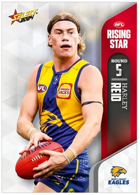 AFL 2024 SELECT Nab Rising Star Round 5 Harley Reid West Coast Card ...