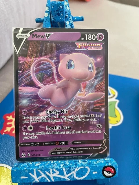 POKÉMON TCG MEW V Crown Zenith 060/159 Holo Ultra Rare £0.99 - PicClick UK
