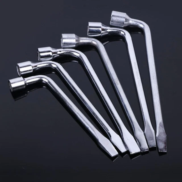 HAND TOOL SOCKET Wrench L-shaped Socket Adapter Tyre Wrench Auto Repair ...