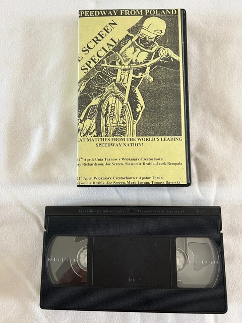 RARE ORIGINAL SPEEDWAY VHS tape: Joe Screen Polish Special - Used ...