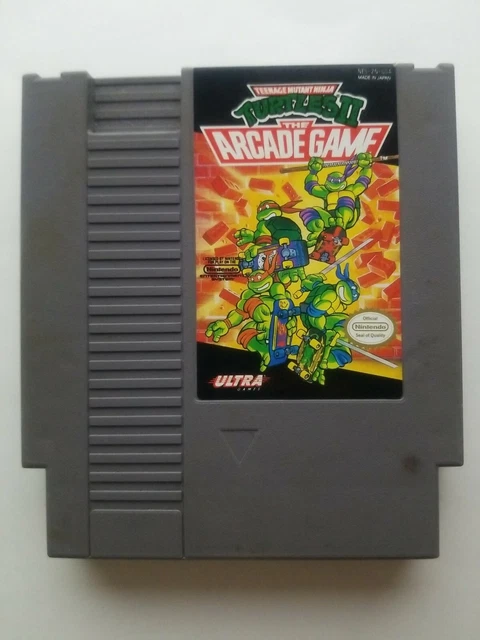 NINTENDO TEENAGE MUTANT Ninja Turtles II The Arcade Game (NES-1985) EUR ...