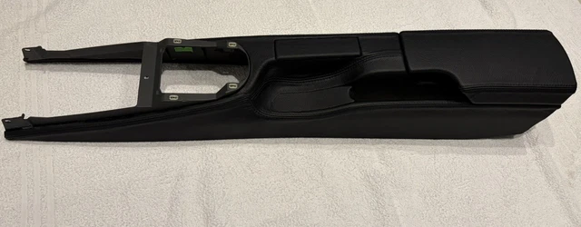 PORSCHE 987 - 997 Leather centre console with ashtray. Black with black ...