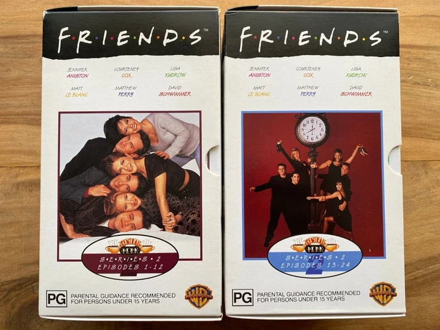 FRIENDS BOX SET VHS Video Tapes Series 2 - Complete Set of 24 Episodes ...