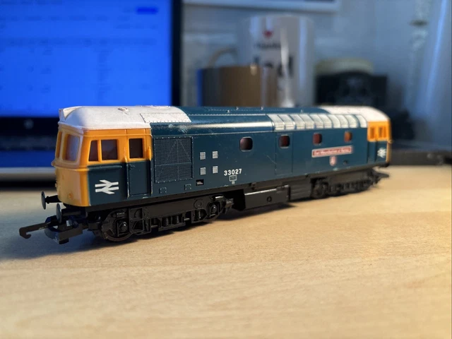 LIMA BR CLASS 33 027 “Earl Mountbatten Of Burma ” In BR Blue OO Gauge £ ...