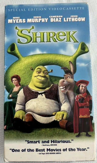 SHREK VHS 2001 Special Edition Videocassette Dreamworks £9.14 - PicClick UK