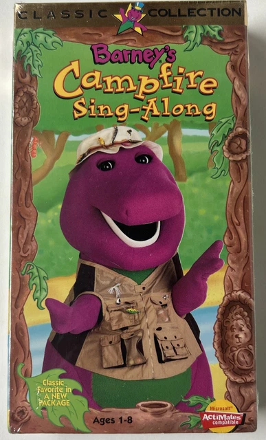 BARNEY CAMPFIRE SING Along VHS $56.20 - PicClick CA