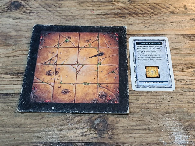 WARHAMMER QUEST ROOM Tiles Torture Chamber Plus Dungeon Card * Core ...