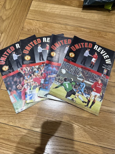 UNITED REVIEW PROGRAMMES X 4 £1.17 - PicClick UK
