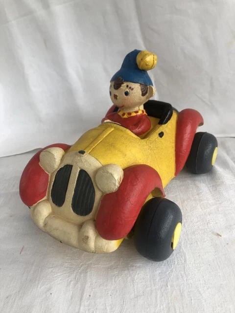 VINTAGE BENDY TOY Noddy Figure In Foam Rubber Car - Collectable (1) £20 ...