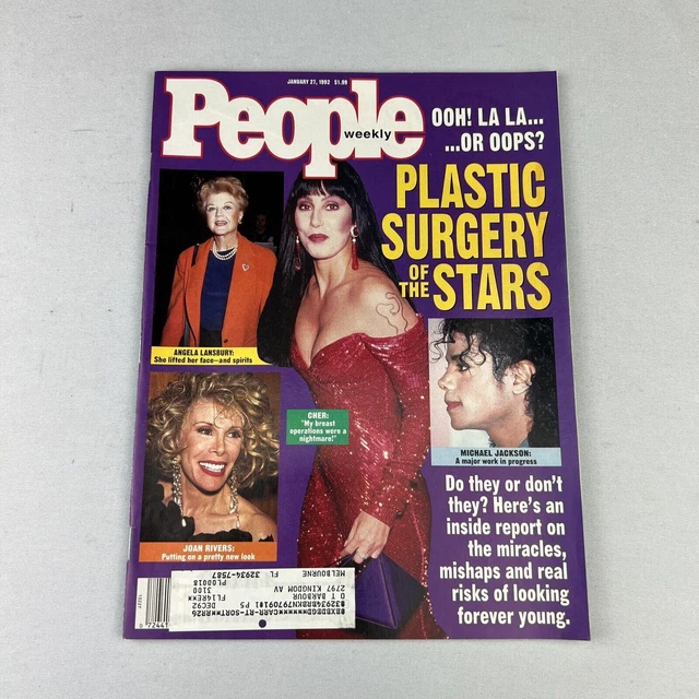PEOPLE MAGAZINE JANUARY 27 1992 / Michael Jackson, Cher £4.37 - PicClick UK