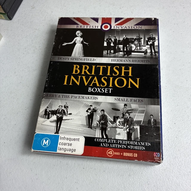 BRITISH INVASION BOXSET dvd movie region 4 pal vgc free post in aus $20 ...