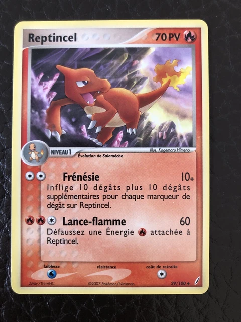 CARTE POKÉMON - Blox ex - Gardiens de cristal - Reptincel 29/100 - FR EUR 2,70 - PicClick FR