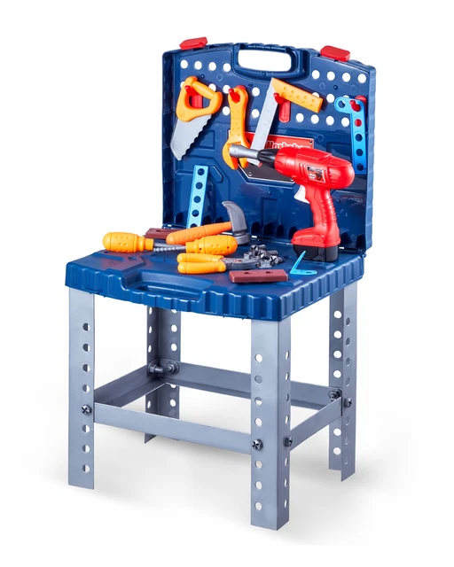 VEVOR KIDS WORKBENCH 56 pcs Tool Bench with Realistic Tools and ...