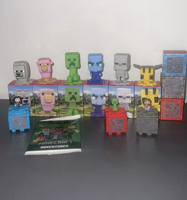 MINECRAFT MCDONALD’S SET of 9 Happy meal Toys and Book £39.99 - PicClick UK