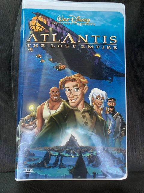 ATLANTIS: THE LOST Empire (VHS, 2002) animated Disney movie plastic ...