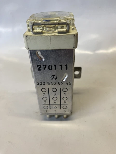 MERCEDES BENZ W124 Over Voltage Protection Relay Ovp 0005406745 E220 ...