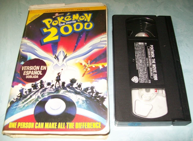 POKÉMON THE MOVIE 2000 (VHS, 2000, Full Screen, Clamshell Spanish ...