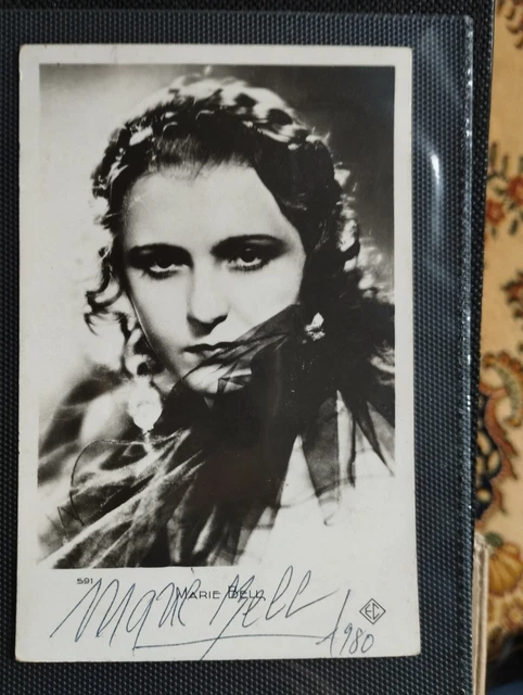 PHOTO DÉDICACÉE ORIGINALE signée Marie Bell cinéma français EUR 15,00 ...