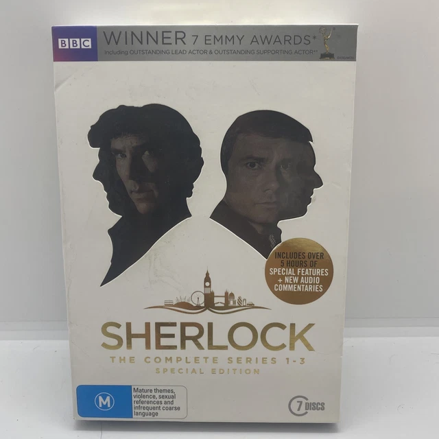 SHERLOCK : SERIES 1-3 (Limited Edition,Box Set, DVD, 2014) Region 4 ...