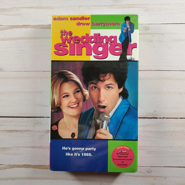 THE WEDDING SINGER VHS Video NEW Factory Sealed Adam Sandler Drew ...