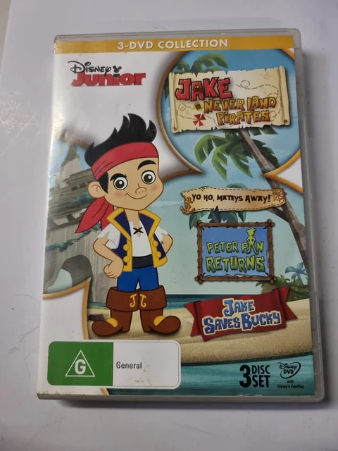 DISNEY JUNIOR JAKE & The Never Land Pirates 5 x DVD R4 + Sing Along ...