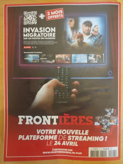 FRONTIÈRES NUMERO 7. Avril 2025. Spécial Jean-Luc Mélenchon EUR 10,52 ...