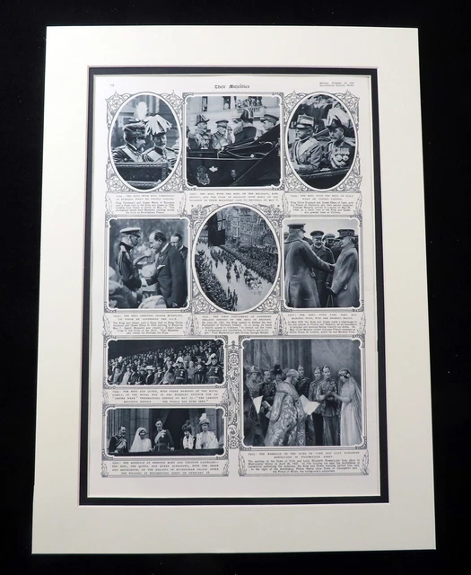 KING GEORGE V Benito Mussolini King Ferdinand of Romania Vintage 1935 ...