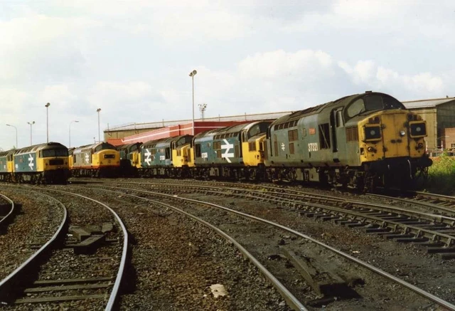 RAILWAY LOCOMOTIVE PHOTO CLASS 37 # 37321 37326 37320 etc MILLERHILL 5 ...